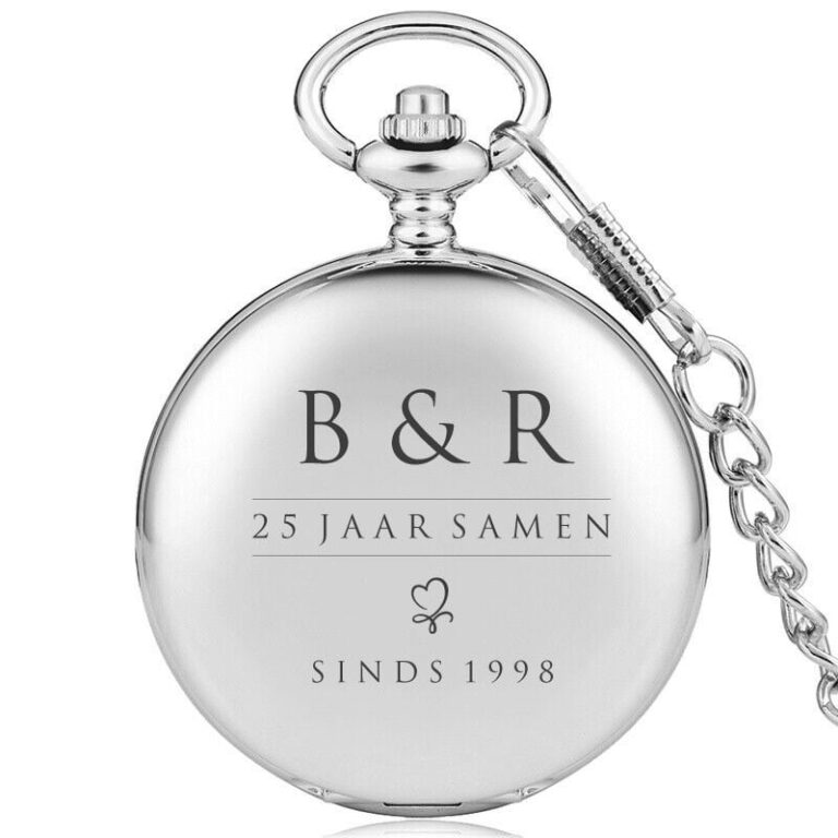Gepersonaliseerd Zakhorloge "Zoveel Jaar Samen" - Tijdloos Symbool Van ...
